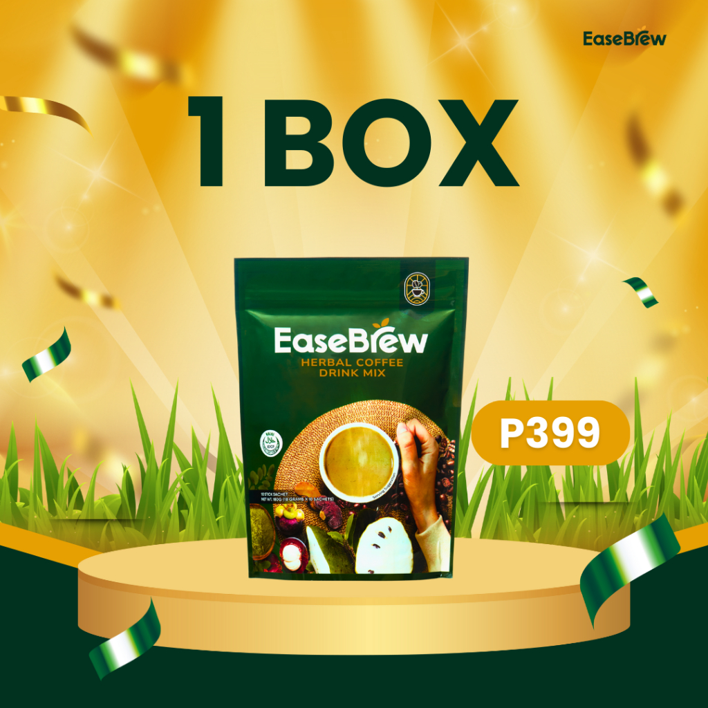 EASEBREW HERBAL COFFEE DRINK MIX - 1 BOX | Shopee Philippines