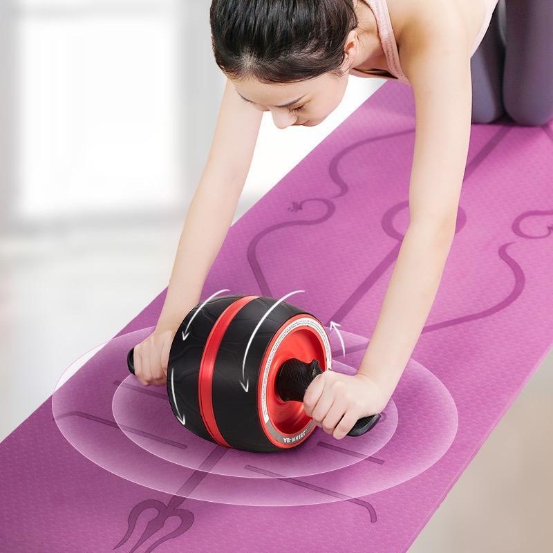 2.0 ABS Abdominal Roller Exercise Wheel Mute Roller For Arms Back Belly ...