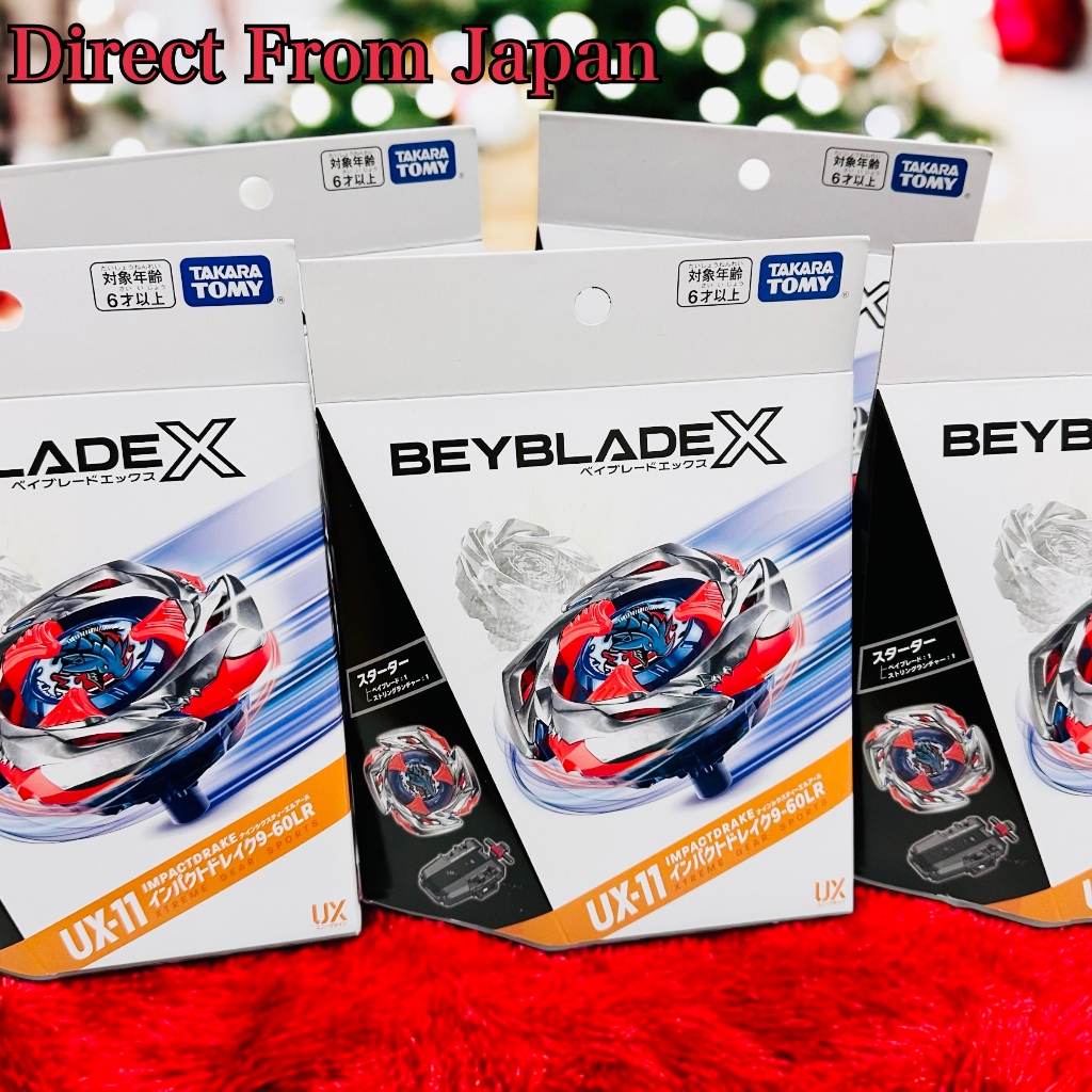 TAKARATOMY BEYBLADE X UX-11 Starter Impact Drake 9-60LR Direct from ...