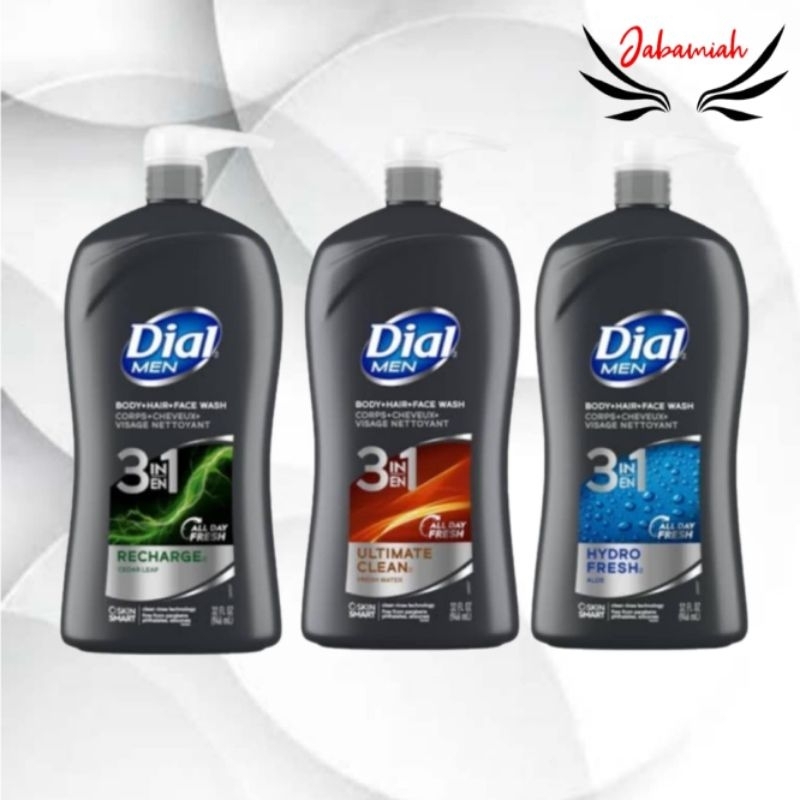 NEW Dial Men 3in1 Body+Hair+Face Wash 946ml | Shopee Philippines