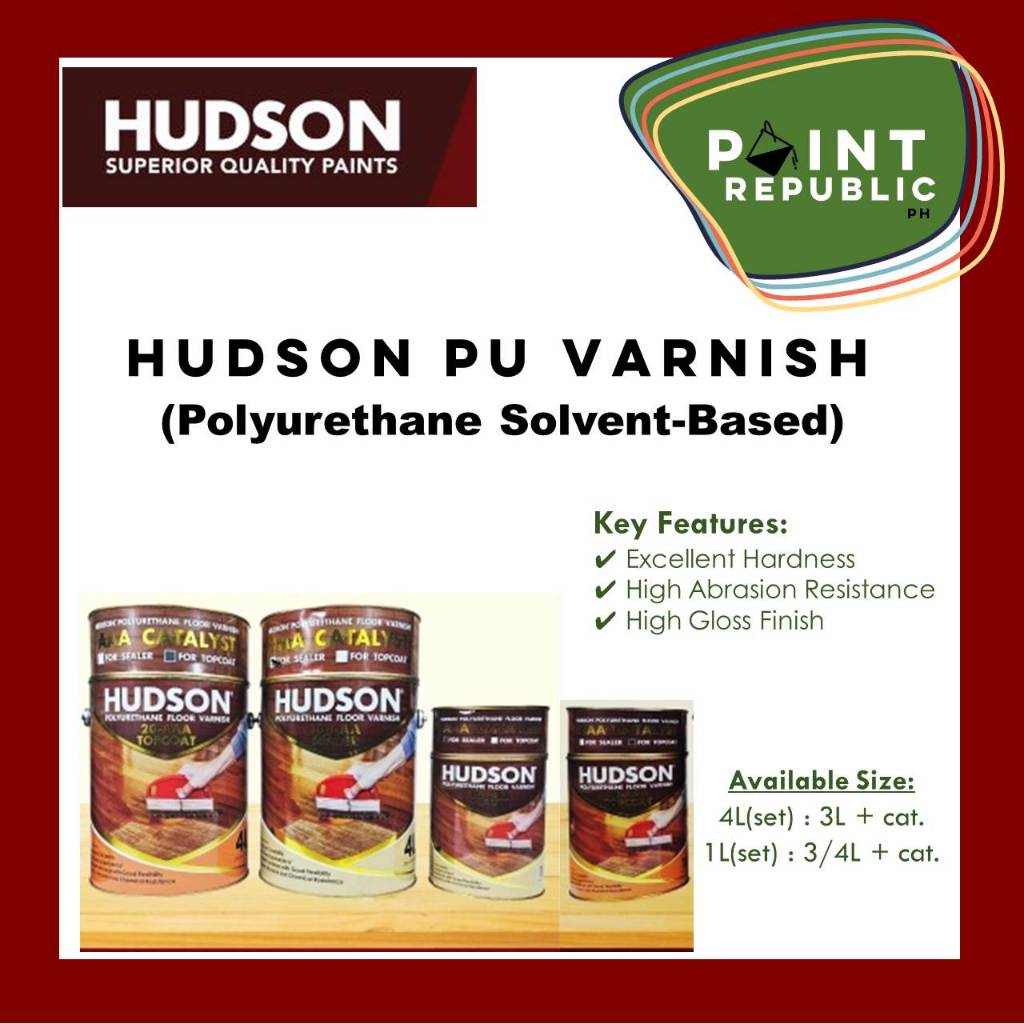 Hudson Polyurethane Floor Varnish (PU Topcoat / Sealer ) | Paint ...