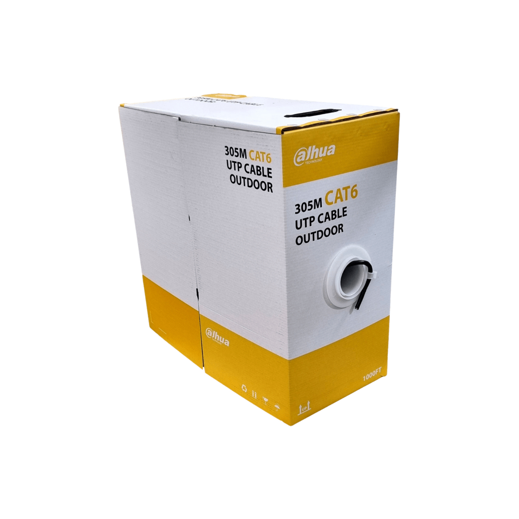DAHUA OUTDOOR CAT6 UTP CABLE (PFM920-6UN) UTP CAT6 Cable 305M | Shopee ...