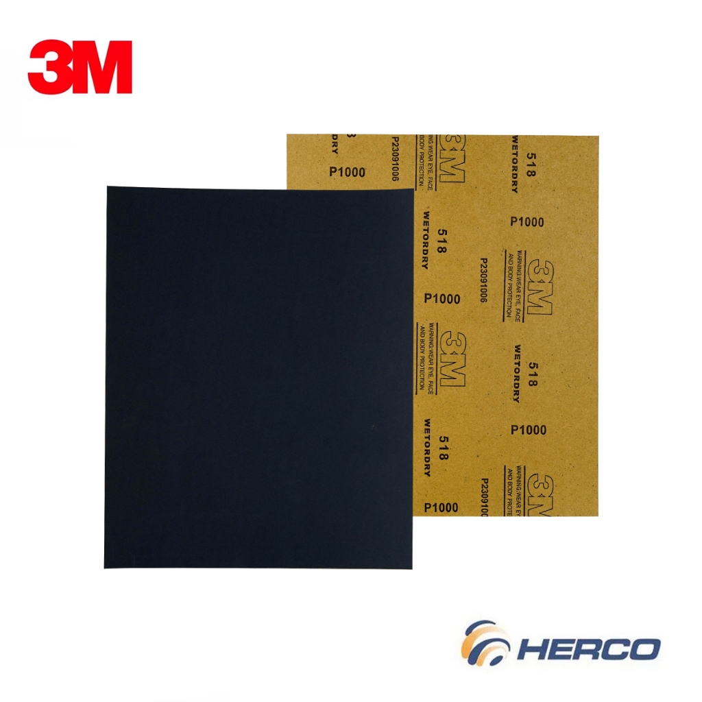 3M Sandpaper Wet and Dry P1000 - 100pcs | Shopee Philippines