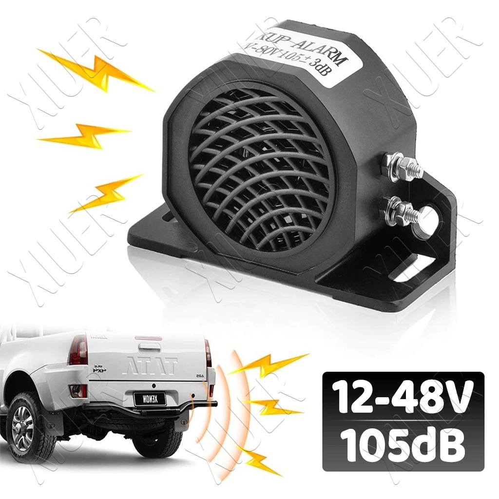 Backup Alarm 105dB 12V-48V Waterproof Industrial Heavy-Duty Backup ...