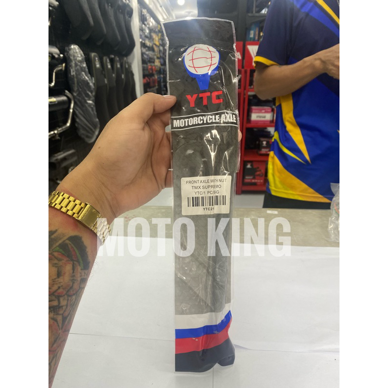 FRONT AXLE WITH NUT TMX SUPREMO (YTC21) | Shopee Philippines