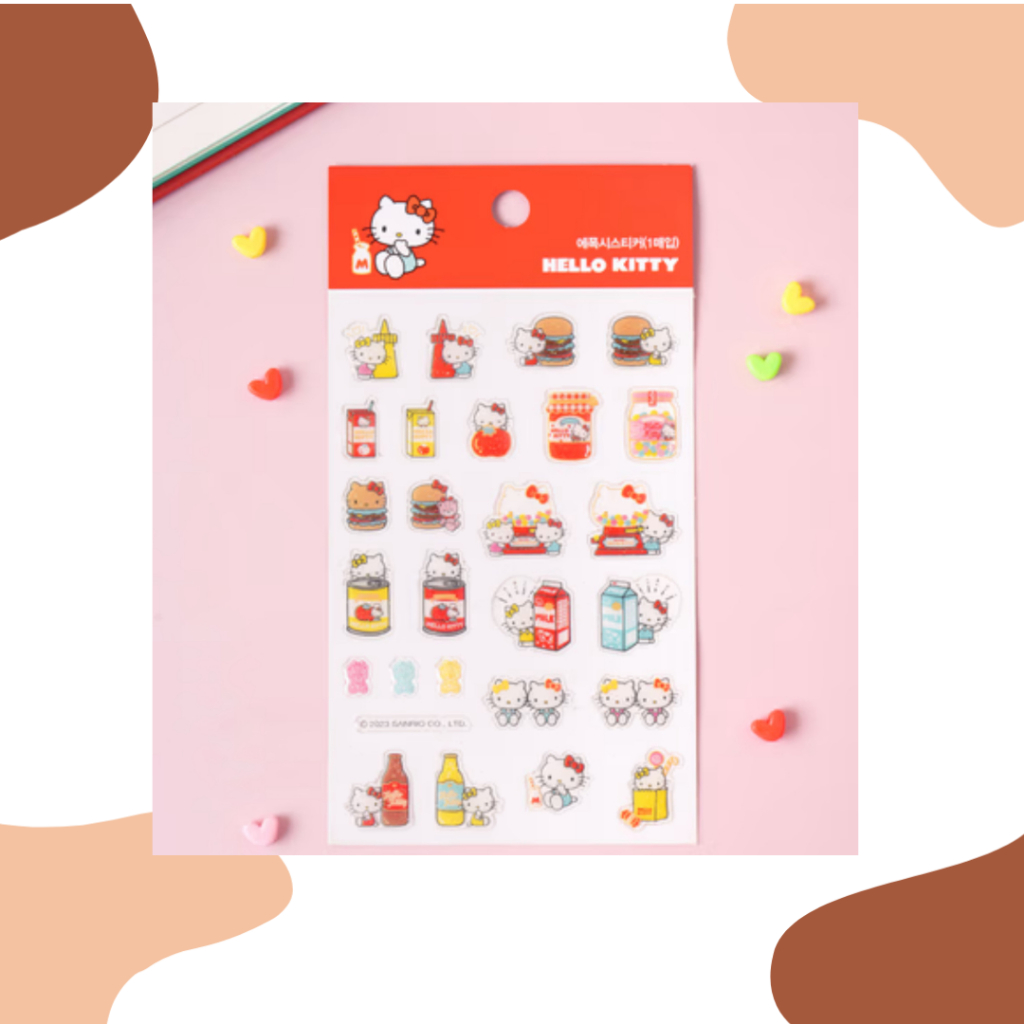 DAISO KOREA - Hello Kitty Epoxy Sticker | Shopee Philippines