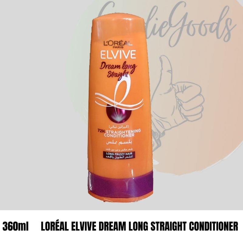 Loreal Elvive Dream Long Straight Conditioner 360ml | Shopee Philippines