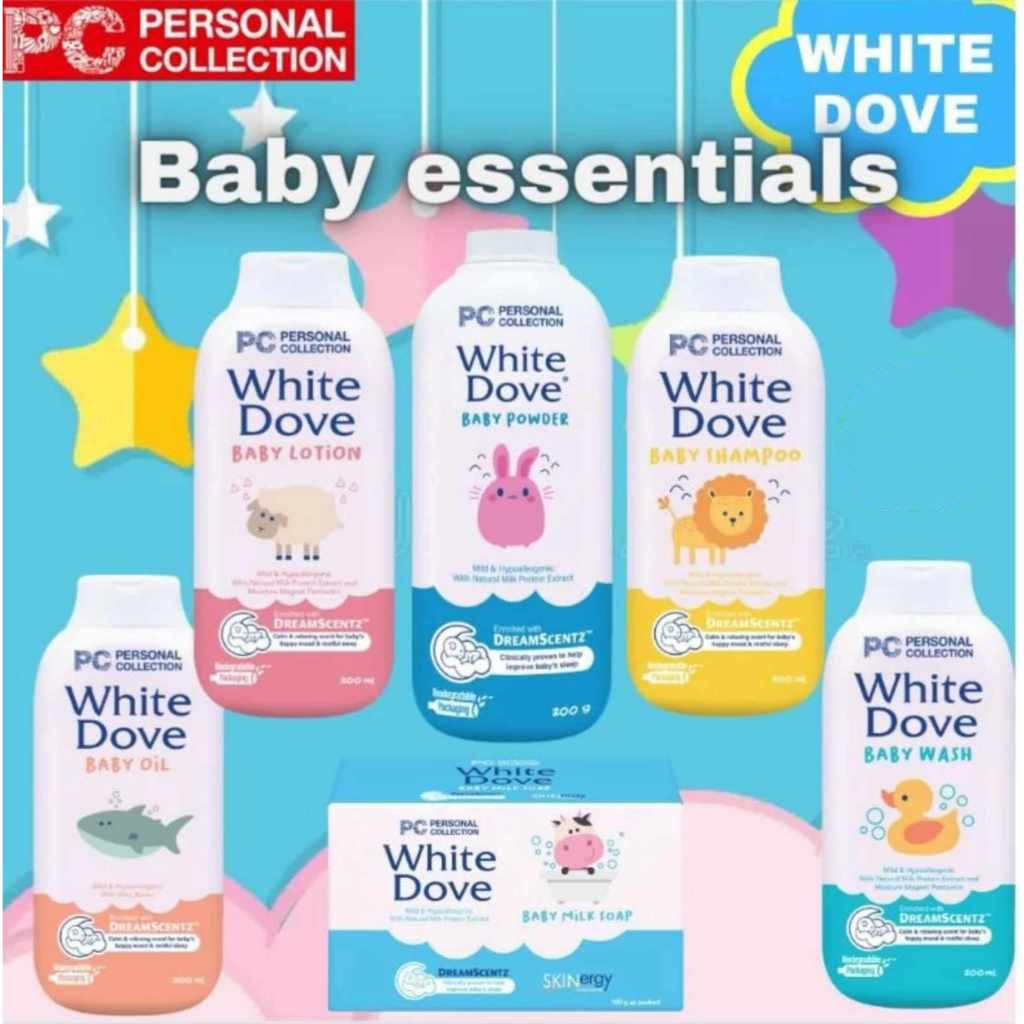 PC White Dove 200mL Baby Powder Cologne Shampoo Bath Lotion | Shopee ...