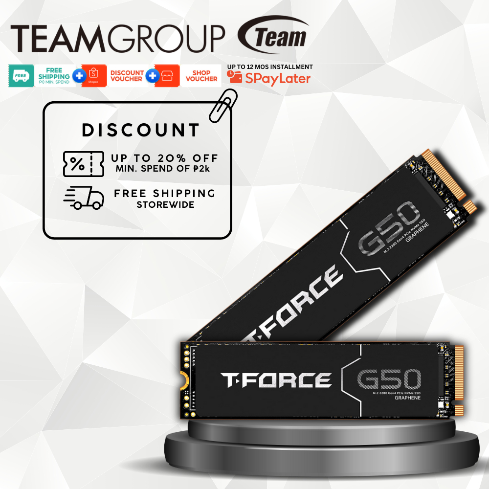 TEAM GROUP T-FORCE G50 1TB | 2TB | GRAPHENE HEATSINK M.2 2280 NVMe PCIe ...