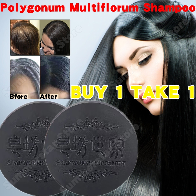 100g hair growth soap shampoo Polygonum Multiflorum Repair Natural ...