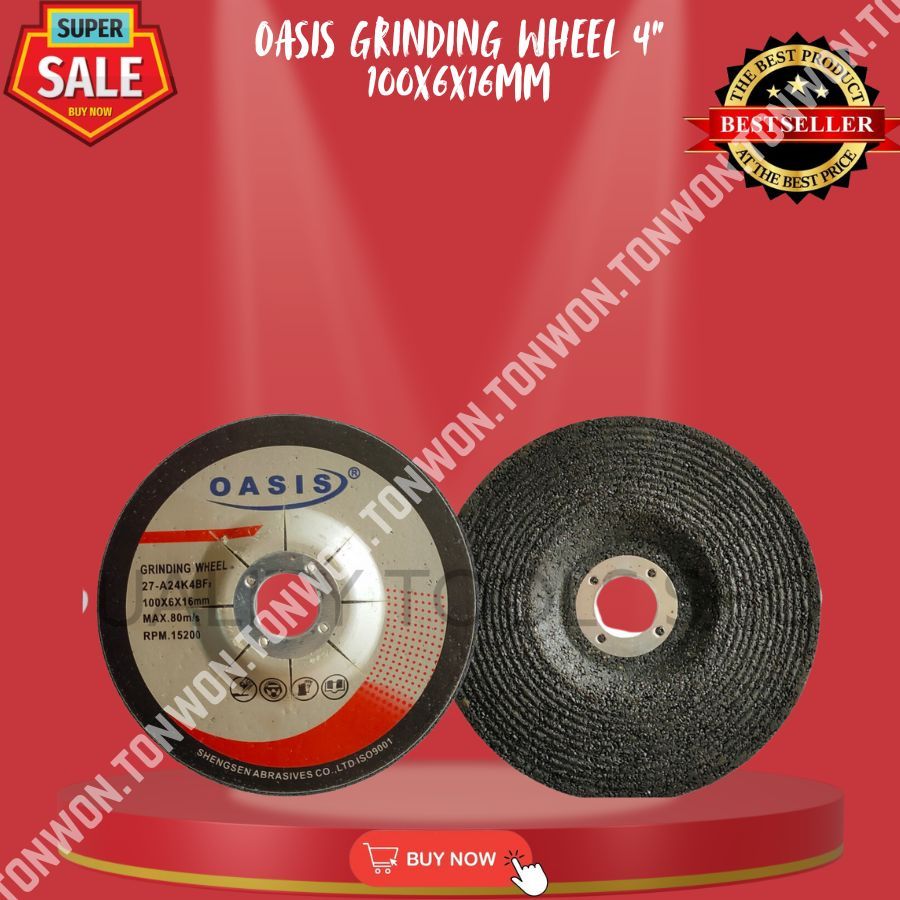 Oasis Grinding Wheel 4" 100x6x16mm GRINDING DISC | Shopee Philippines