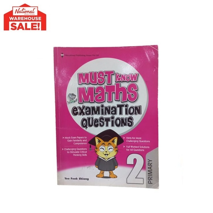 MUST KNOW MATHS EXAMINATION QUESTIONS PRIMARY 2-PAPERBACK | Shopee ...