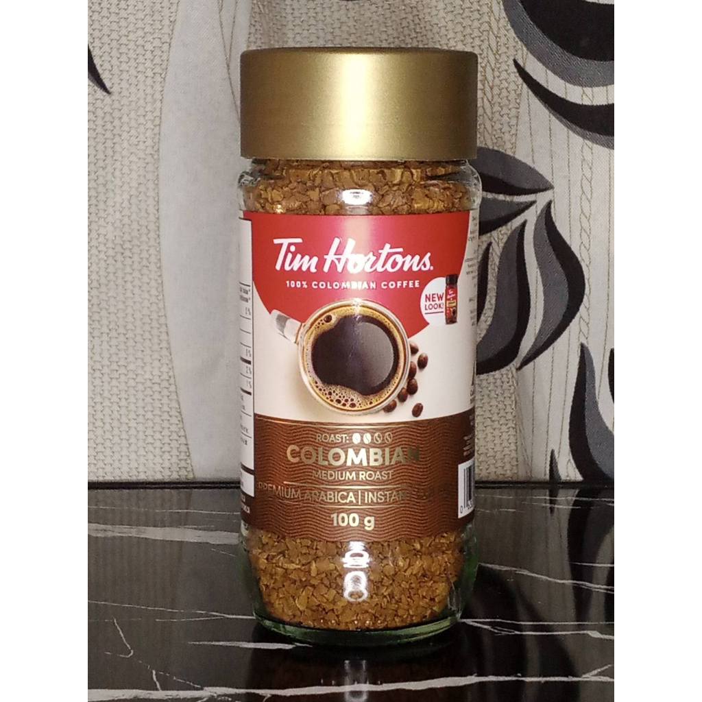 NEW Tim Hortons Premium Medium Roast Instant Coffee 100g CANADA ...