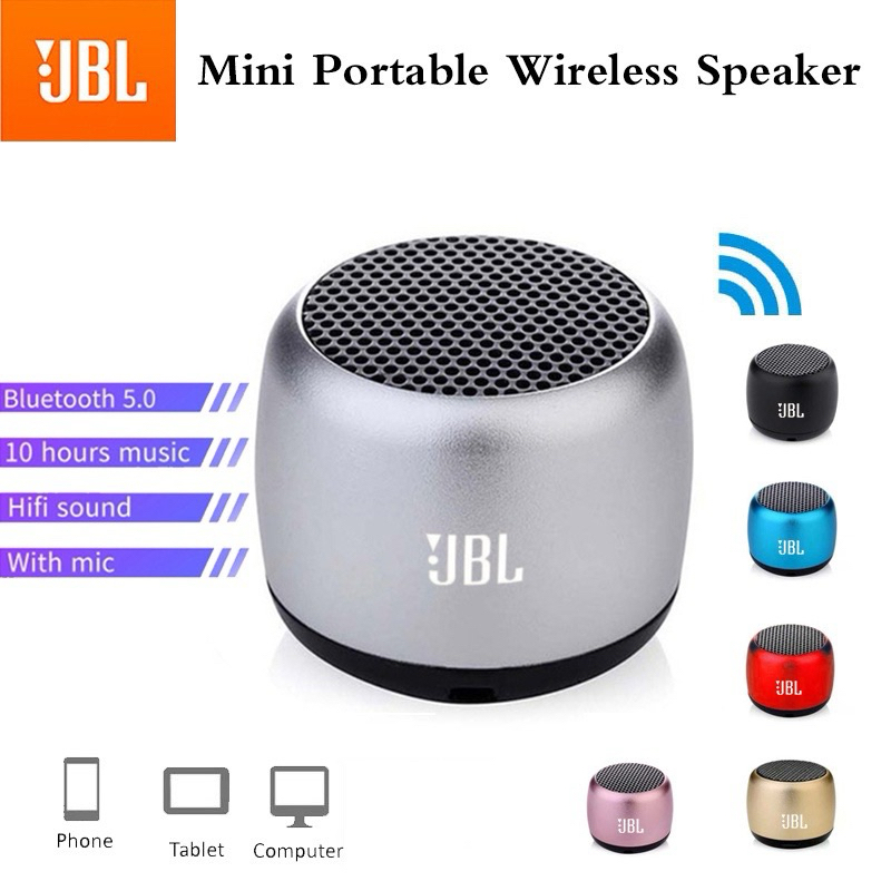 JBL M3 Mini Wireless Portable Outdoor Bluetooth Speaker Stereo Sound ...
