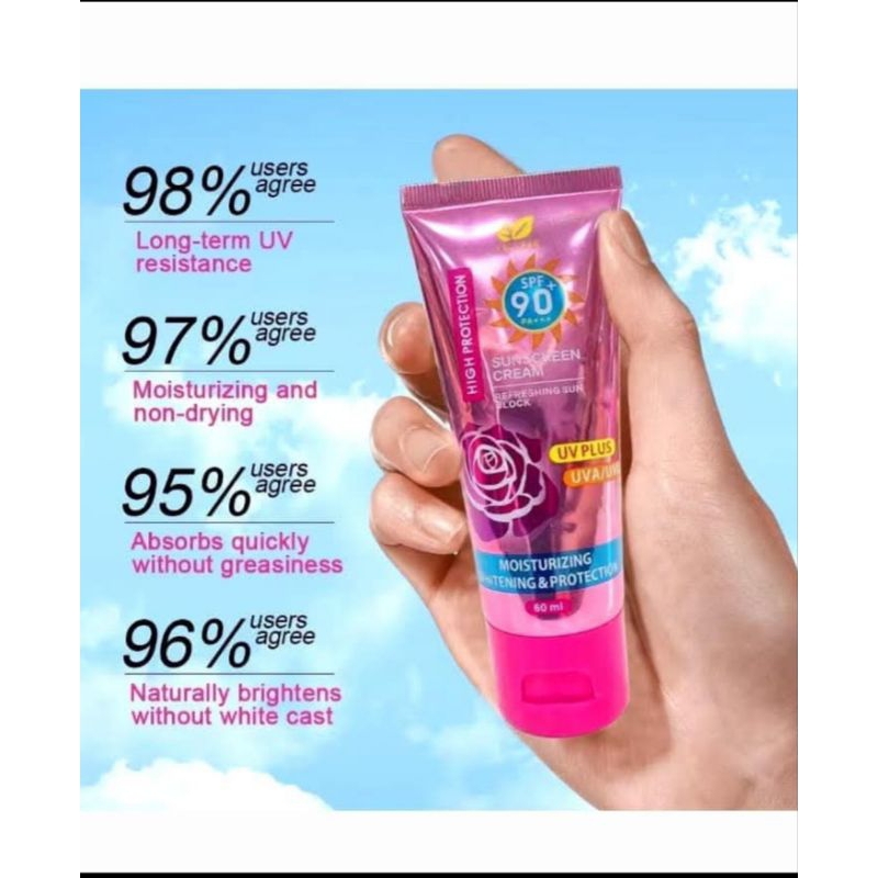 SUNSCREEN CREAM 90SPF | Shopee Philippines