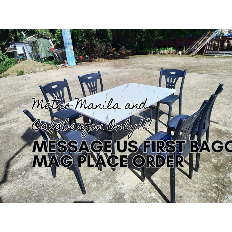 Chat muna bago place order po hampas chairs and folding table | Shopee ...