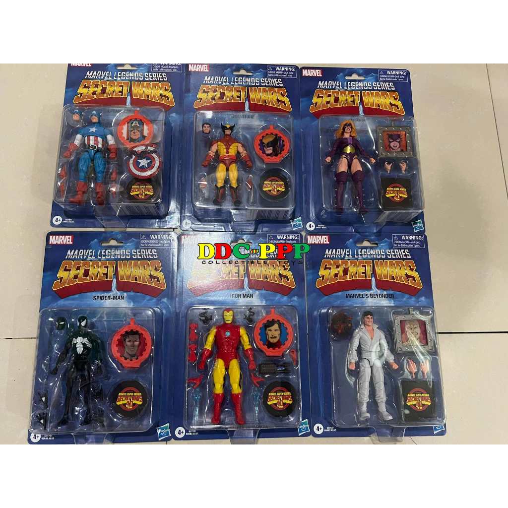 Marvel Legends Secret Wars Wave 1 Action Figures Set of 6 (SEALED ...