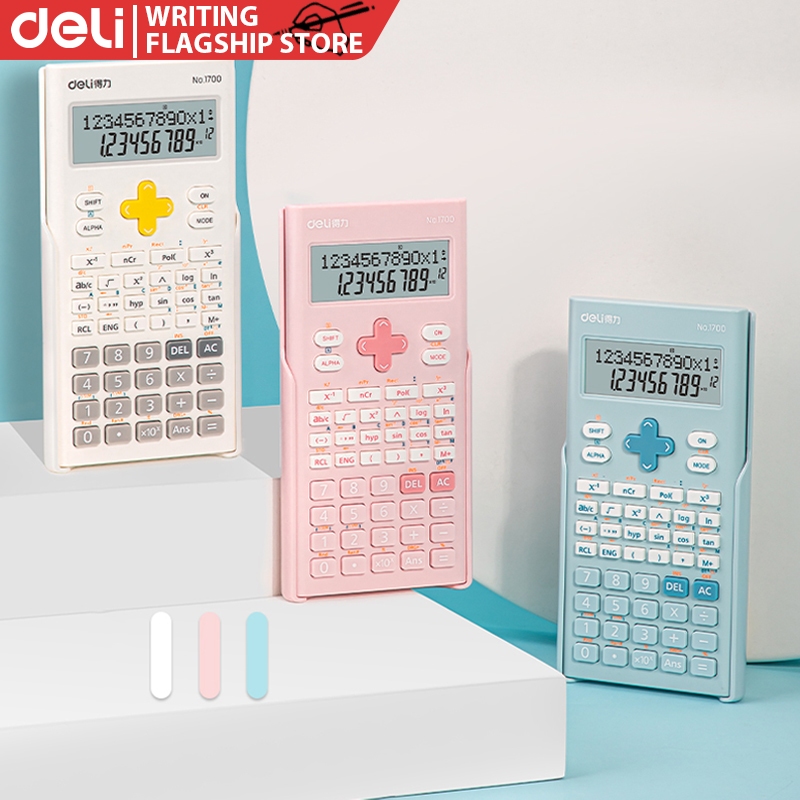 Deli Scientific Calculator 240F-10+2 Digits Student Stationery School ...