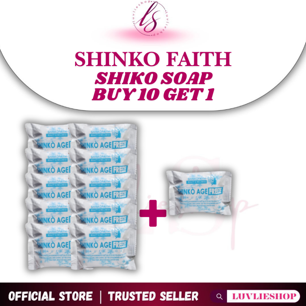 BUY 10 GET 1 SHINKO SOAP Shinko Soap Age Freeze Beauty Soap Whitening ...