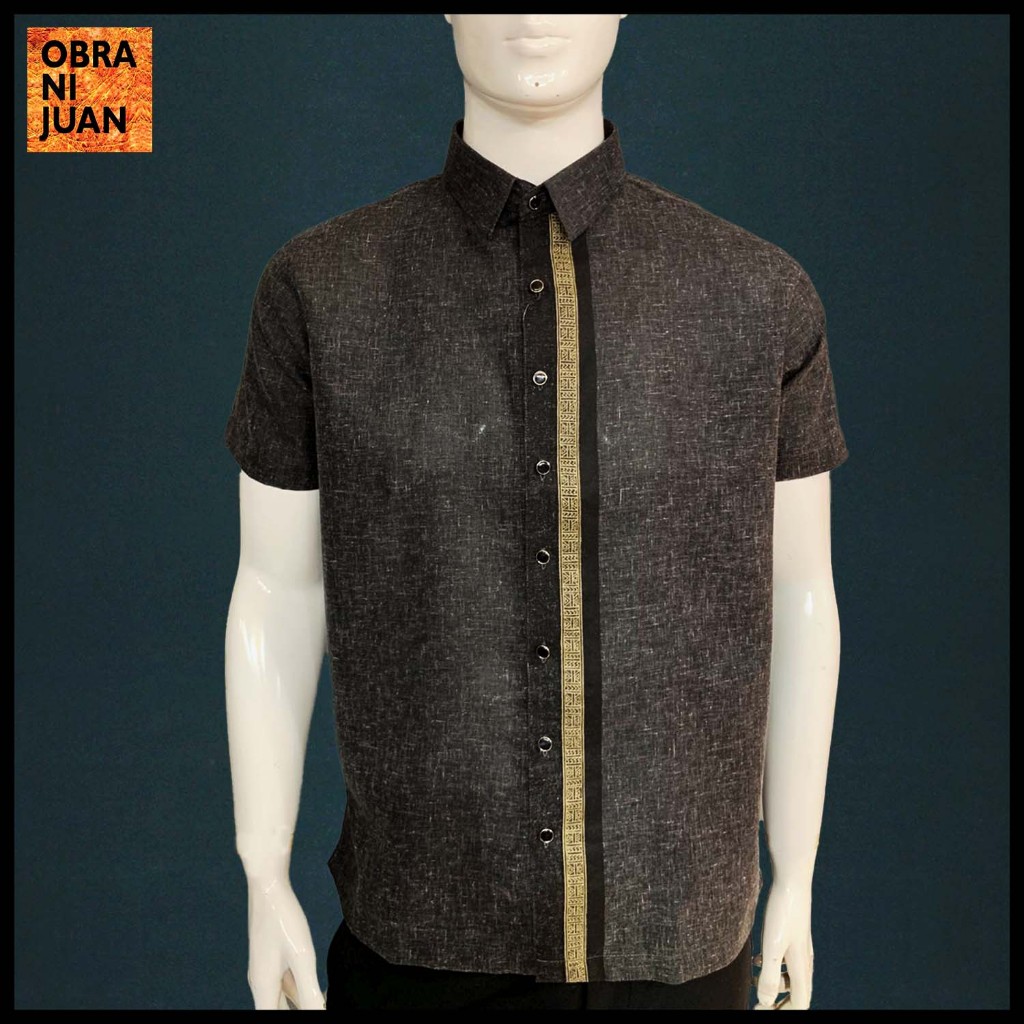 Obra ni Juan Inno Fit fit (Regular Fit) Polo Barong Border With Print ...