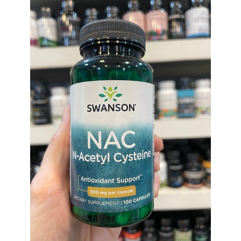 Swanson NAC N-Acetyl Cysteine 600 mg 100 Capsules Exp. 11/26 | Shopee ...