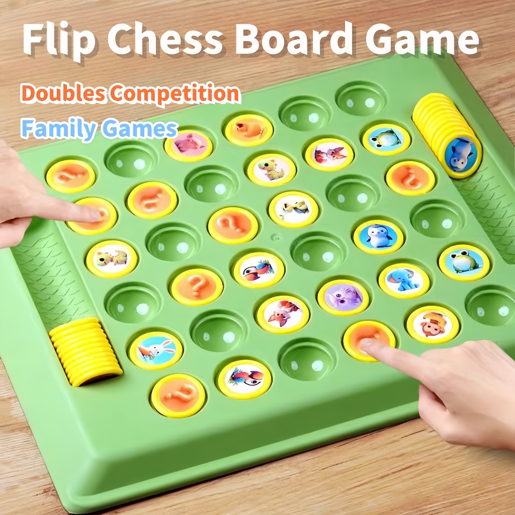 Timi Flip Chess Board Game Kids Toy Creative Educational Training Toys ...