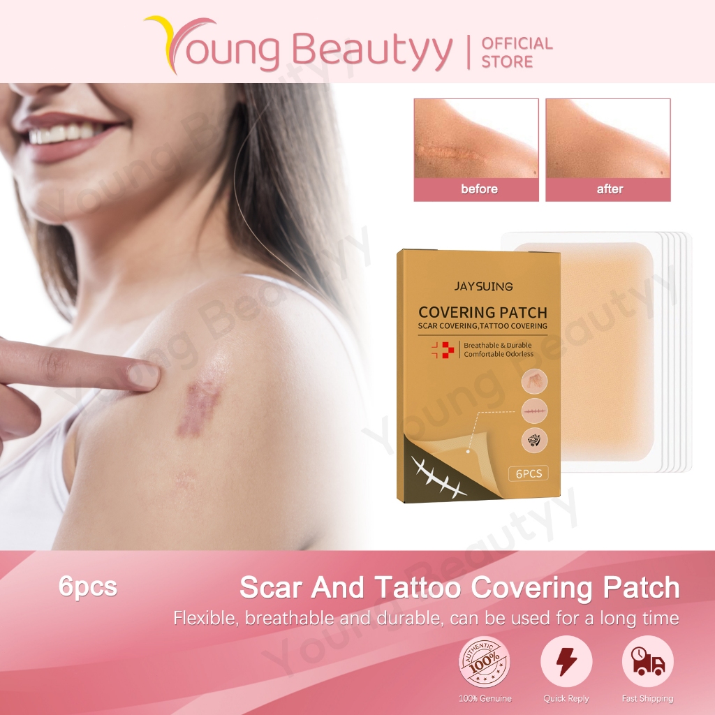 Jaysuing Covering Patch 6pcs Scar Covering Tattoo Covering Patch Skin ...