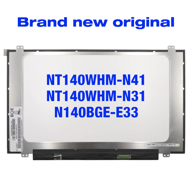 14.0 30 pins Laptop LCD Screen NT140WHM-N41 NT140WHM-N31 N140BGE-E33 For ThinkPad T440 T450 T460 ...