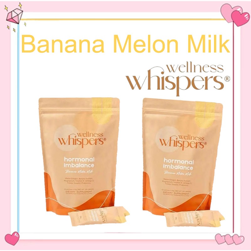 Hormonal Imbalance Banana Melon Milk - Wellness Whispers | Shopee Philippines