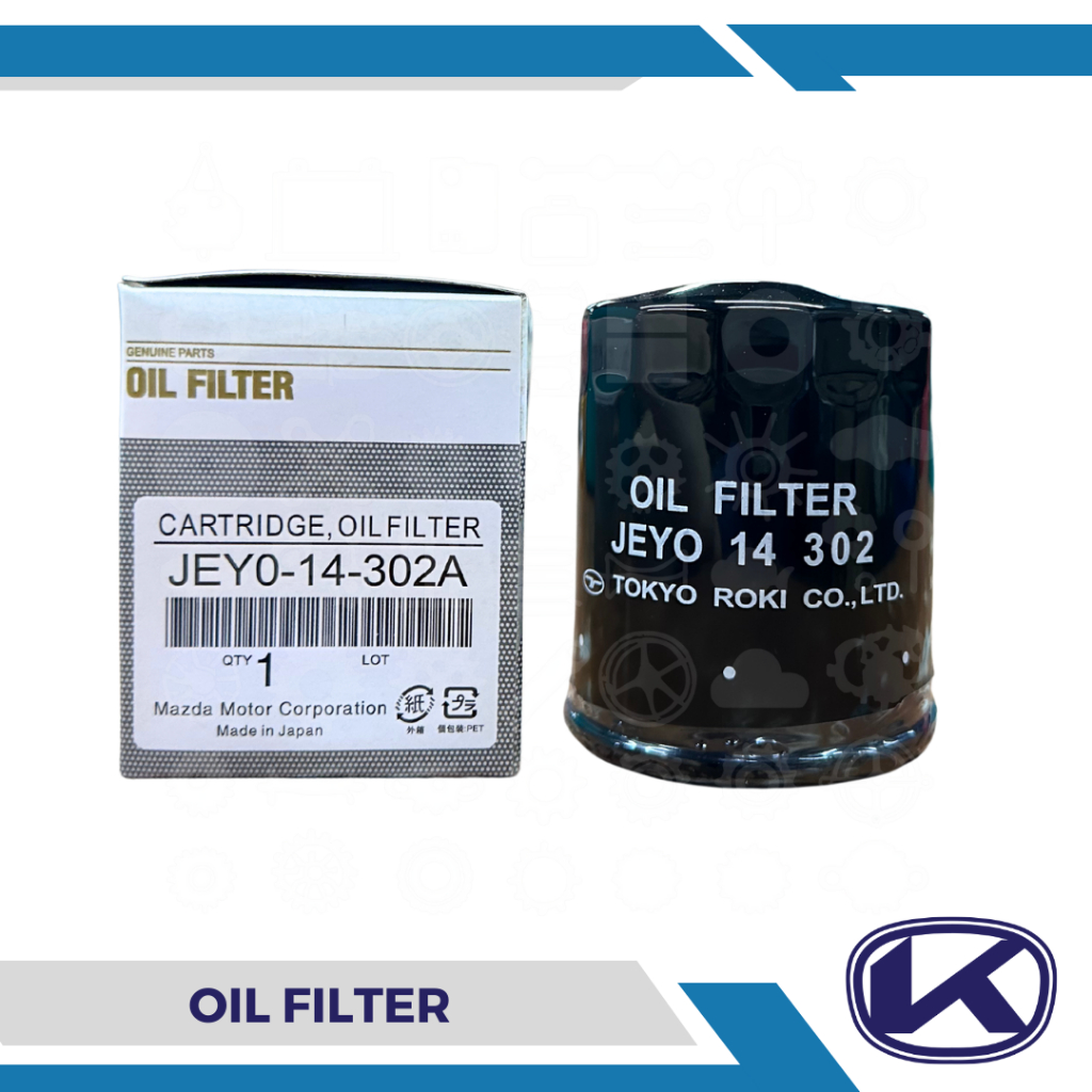 Mazda Oil Filter C-415 JEYO-14-302A for Mazda/ MirageG4/ Lancer/ XPANDER/ Getz | Shopee Philippines