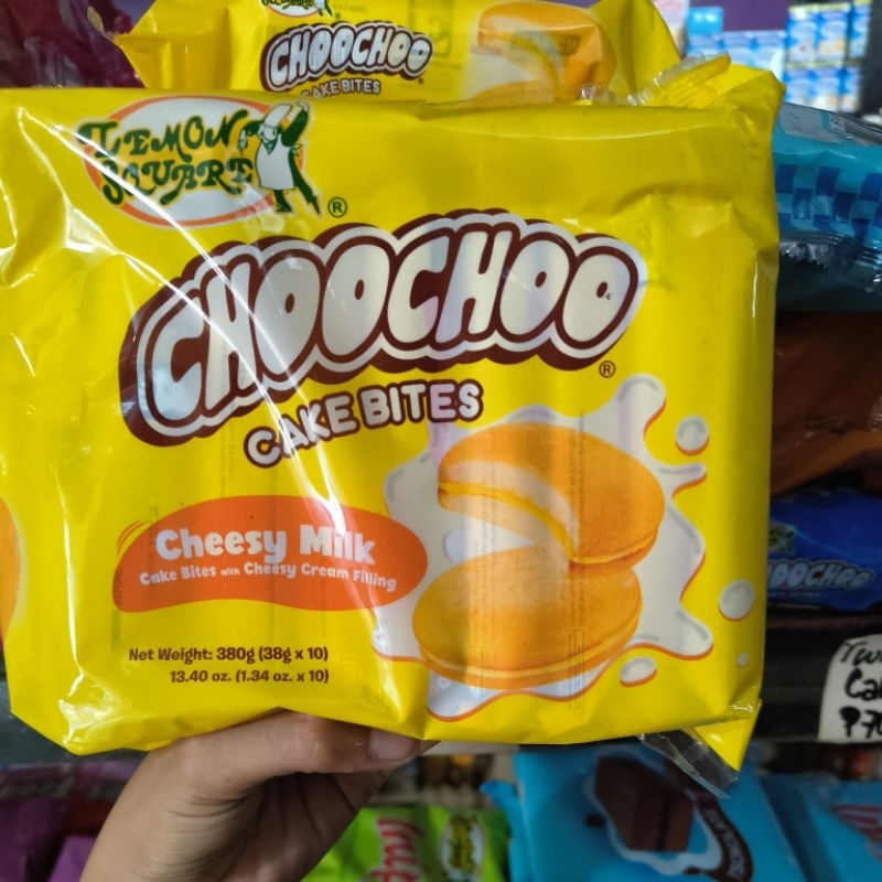 Choochoo Cakes Bites Cheesy Milk 1pack Shopee Philippines