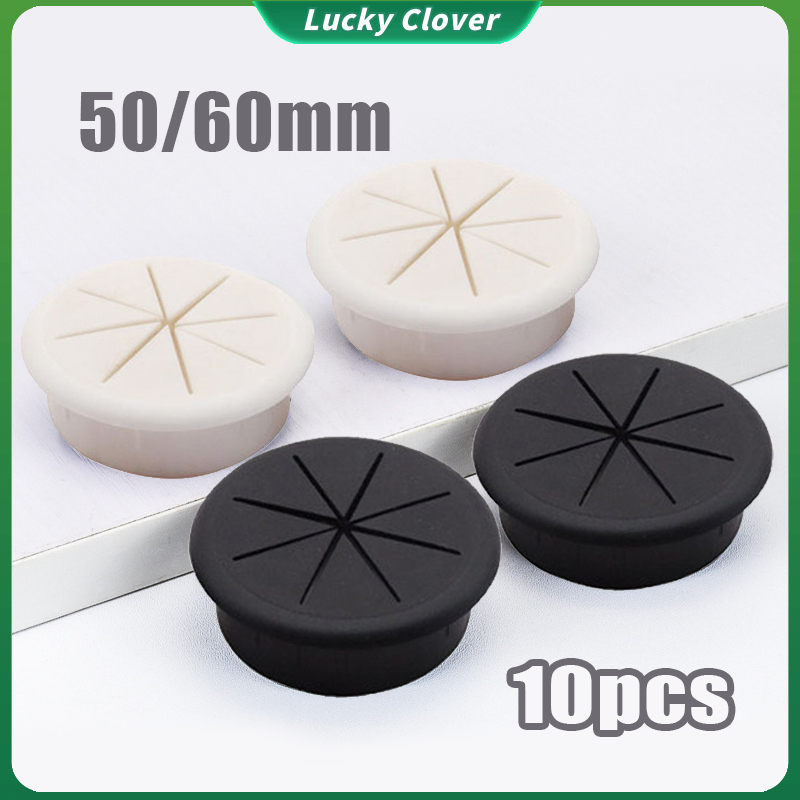 10Pcs Computer Table Wire Hole Cover Office Desk Wire Grommet Table ...