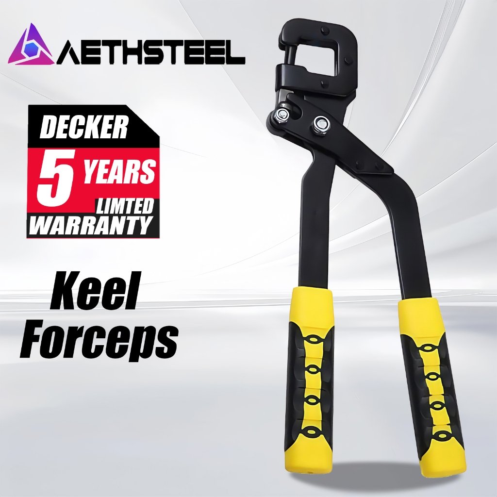Keel Forceps Metal Keel Clamp Sturdy Time Saving Forceps Durable Handheld Punch Steel Pliers ...