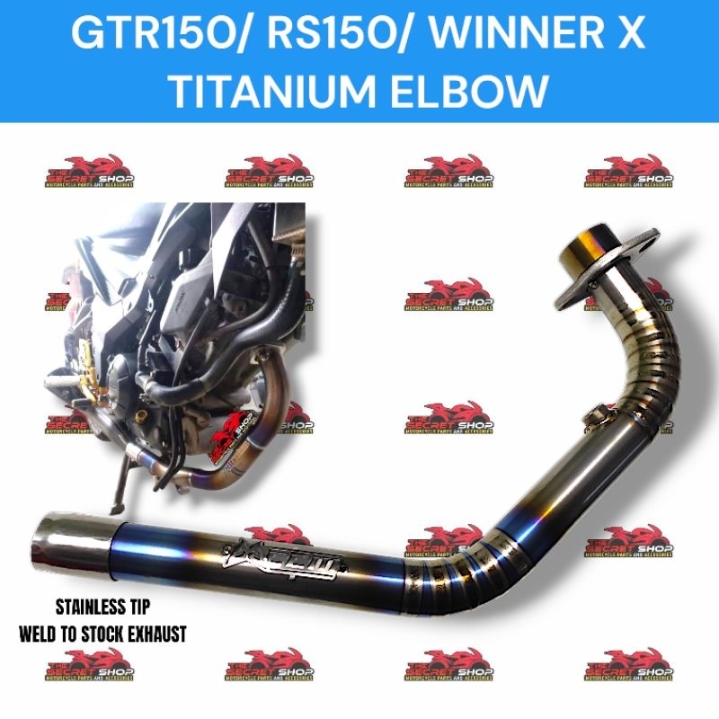 TITANIUM ELBOW for GTR 150/ RS150/WINNER X | Shopee Philippines