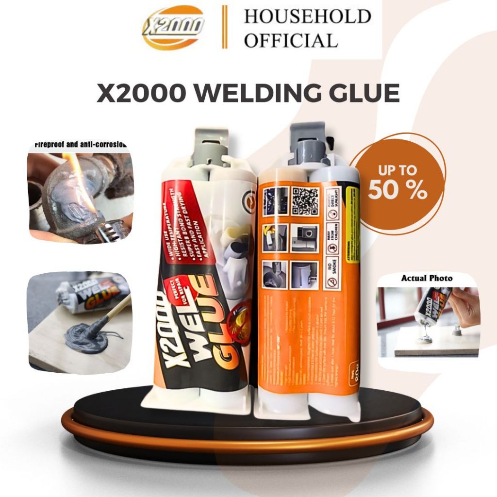 X2000 Welding glue Super strong multipurpose welding glue 80Gr can weld ...