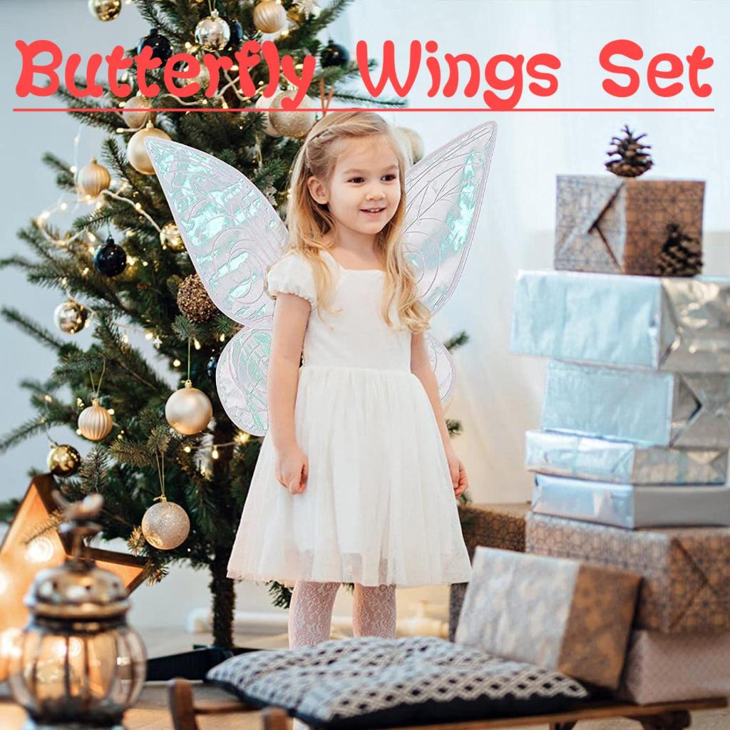Sparkle Butterfly Fairy Angel Wings Party Favors Halloween Dress Up ...