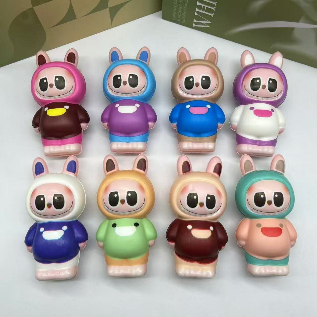 Labubu Sanrio Stress Squishy Decompression Anime Cartoon Trendy Doll ...