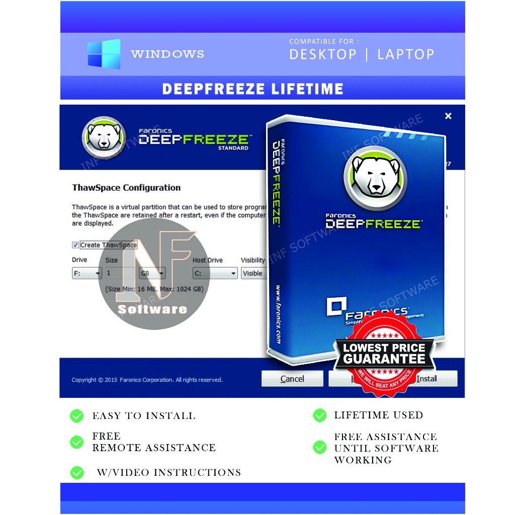 Deep Freeze with License key Lifetime used never expire for Windows ...