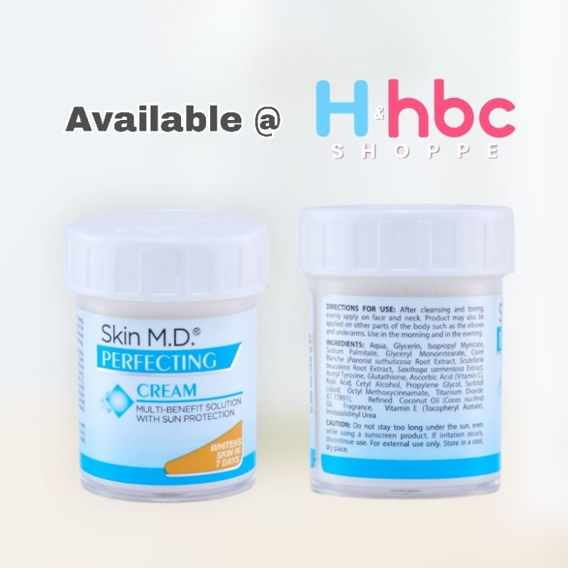 HBC Skin MD Perfecting Cream (25grams) | Shopee Philippines