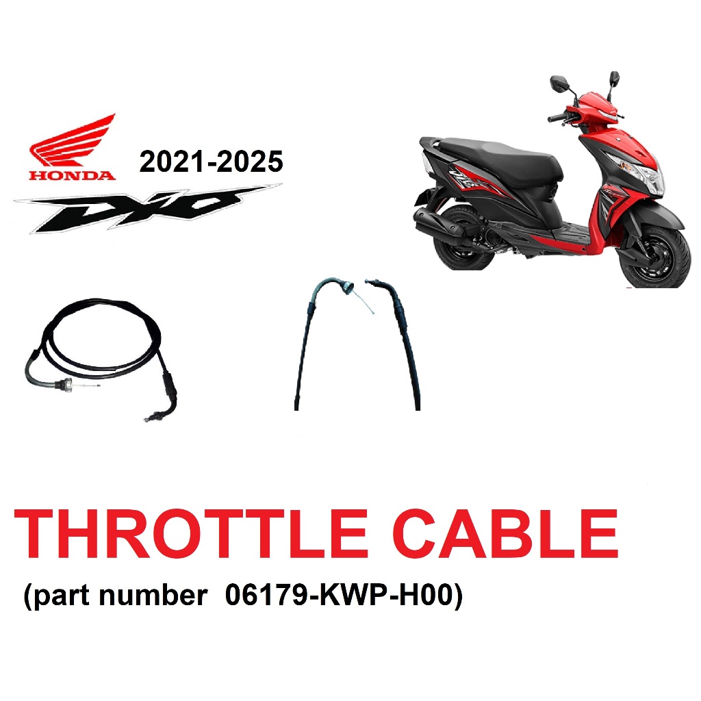 Honda Dio 110 2021-2025 Throttle Cable | Shopee Philippines