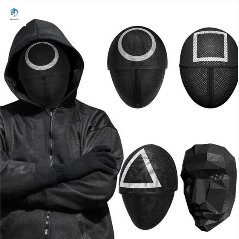 Squid Game Mask （adult）Halloween Party Cosplay Full Face Covering Masks ...