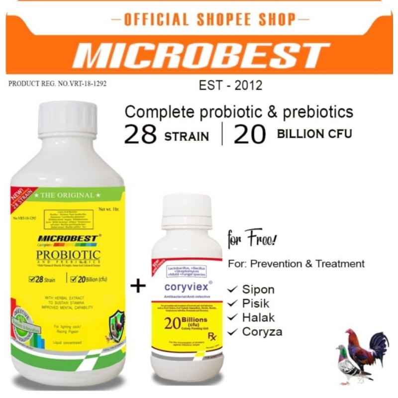 Microbest Complete probiotic & prebiotics 28 Strain concentrated | Shopee Philippines