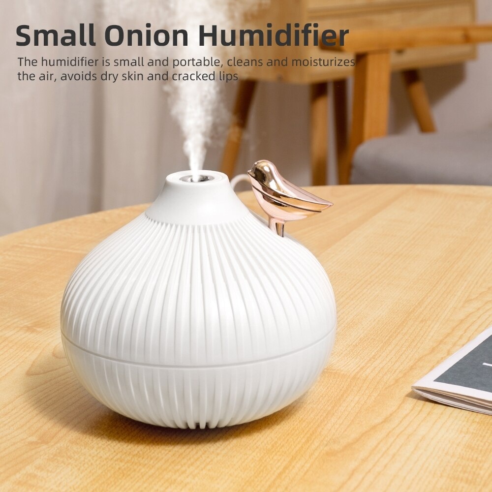 New Design 300ml Small Onion Air Humidifier Aroma Diffuser Portable Led ...