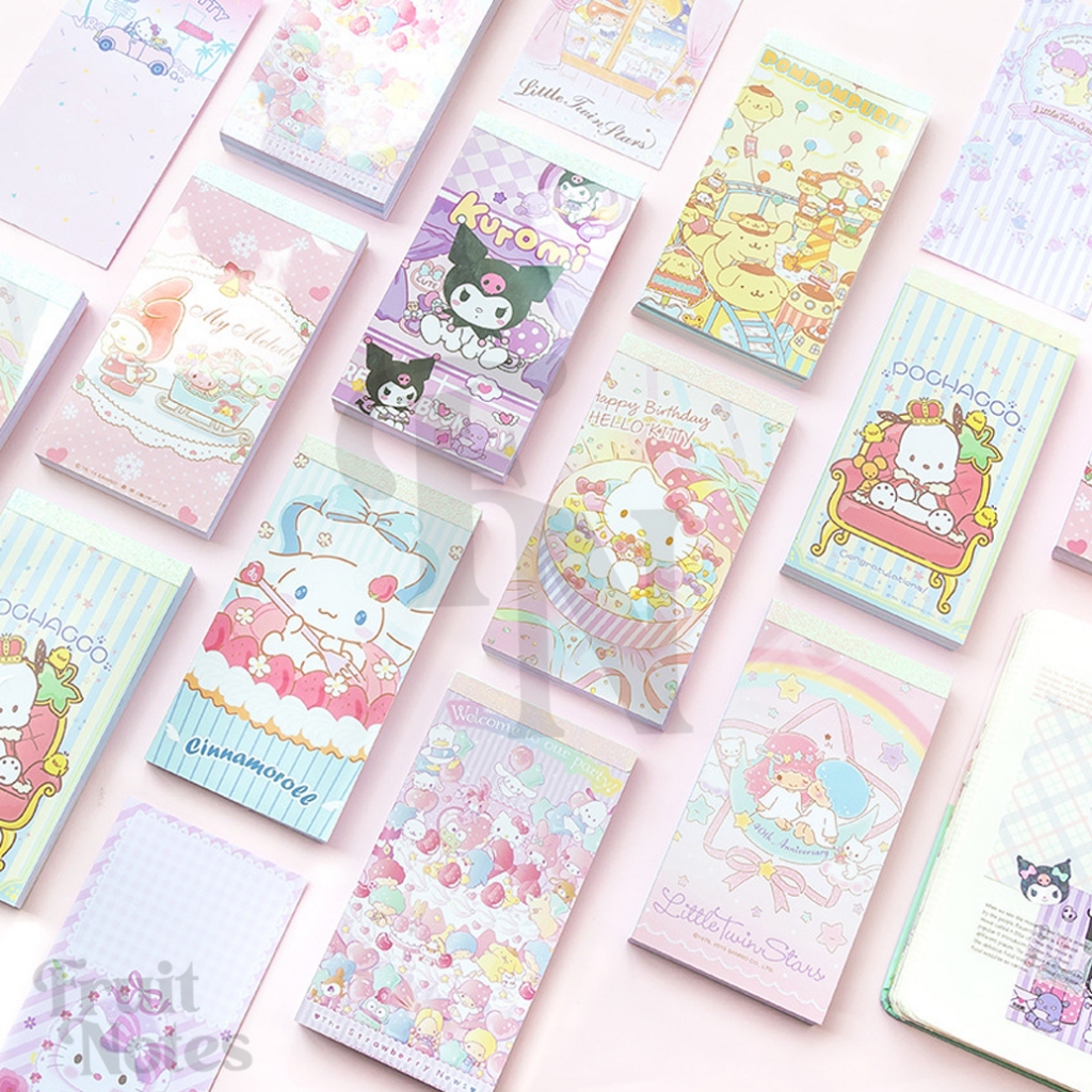 SN438 100 sheets Sanrio Themed Tear off Notepad | Shopee Philippines