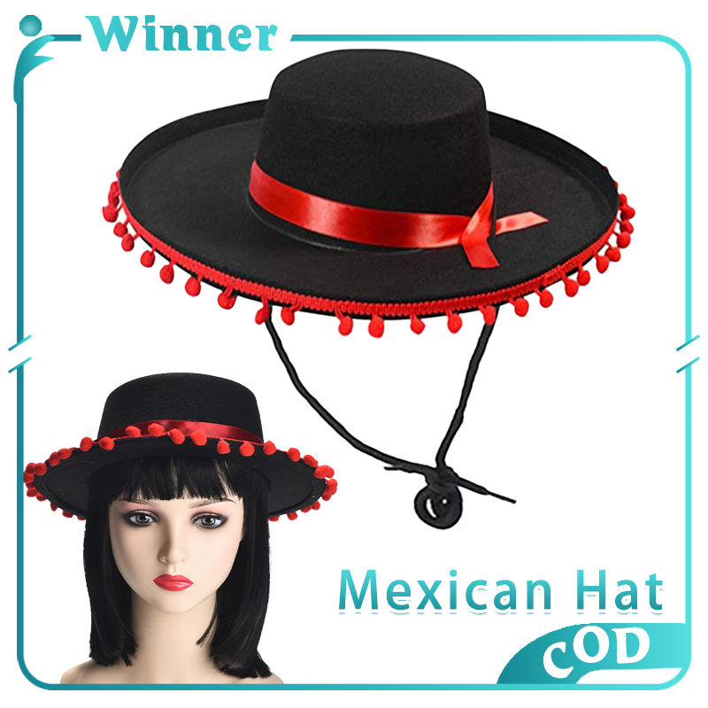 Mexican Hat Spanish Sombrero Hats Wide Brimmed Hat Photo Shoot Props ...