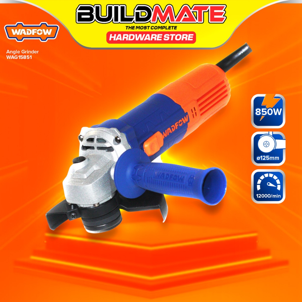 BUILDMATE Wadfow Angle Grinder 850W / 900W Wood Cutting Saw Grinding Machine Polishing Sanding ...