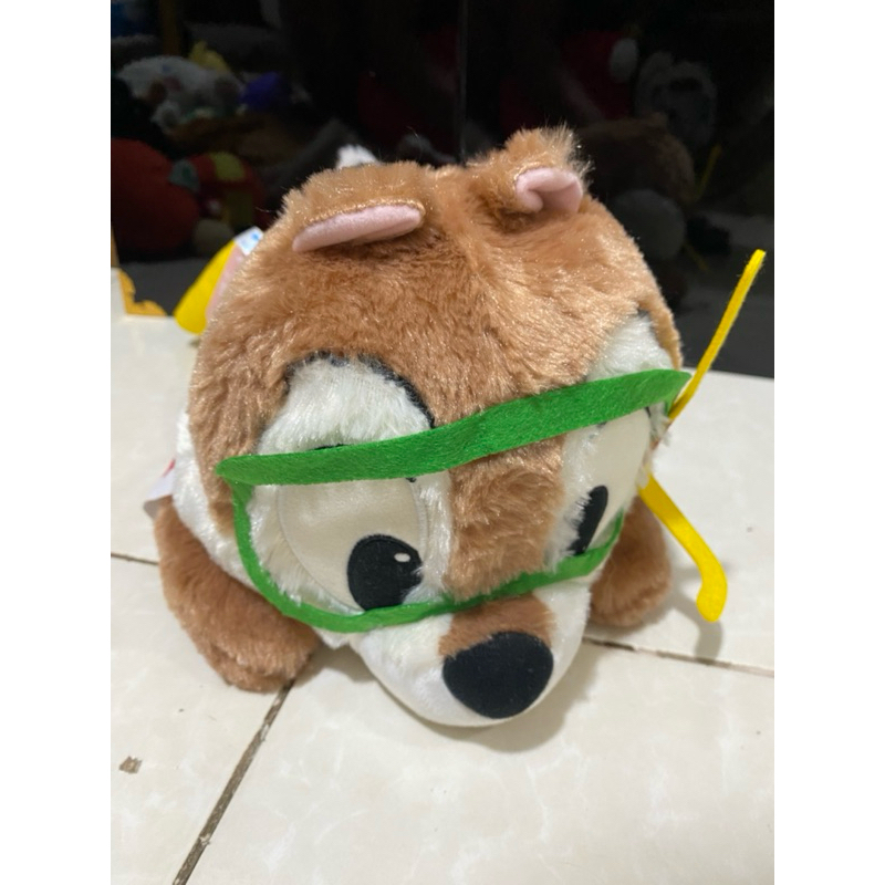 Chip Swimming HUGE 17" Plush Disney Sega Chipmunk Snorkling Dale Diving ...