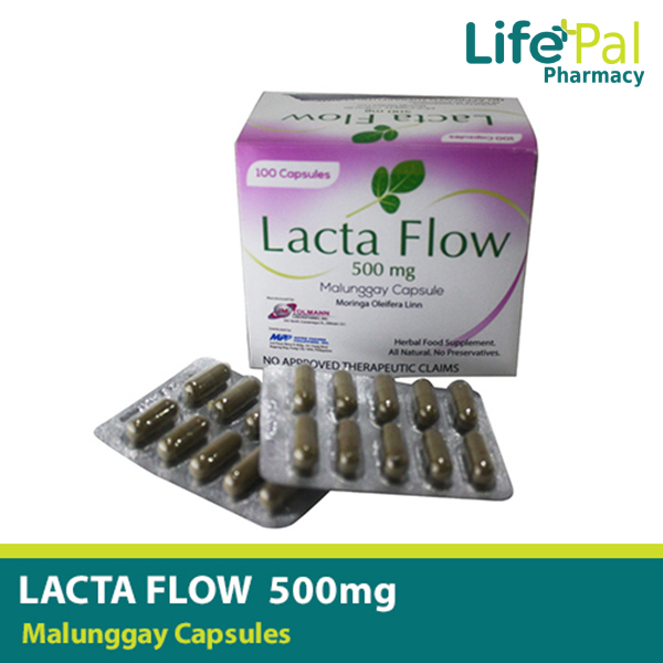 Lactaflow Malunggay Capsules 500mg 100s | Shopee Philippines