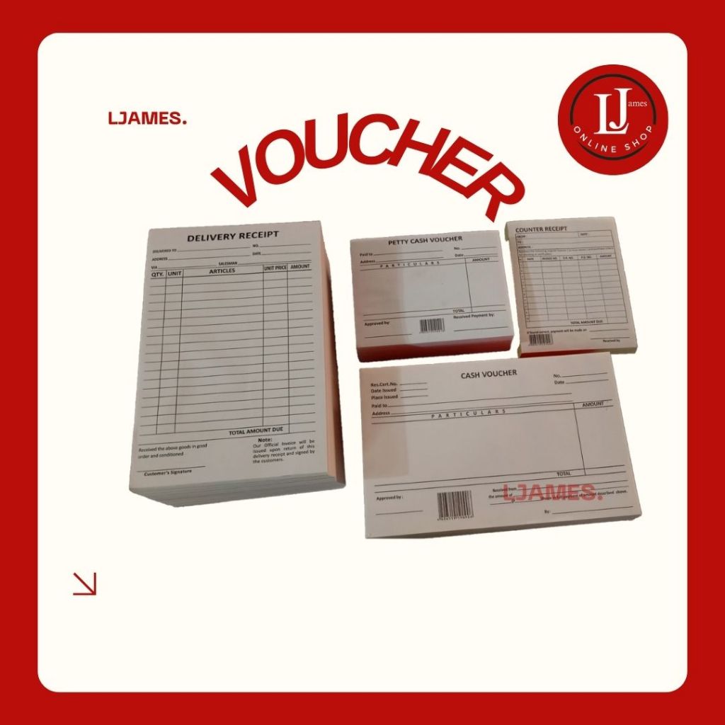 Vouchers ( Check Voucher, Petty Cash Voucher, Delivery Receipt, Counter ...