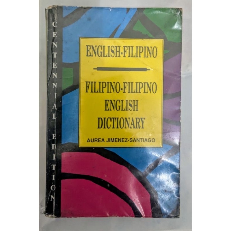 English - Filipino / Filipino -Filipino English Dictionary (Used ...